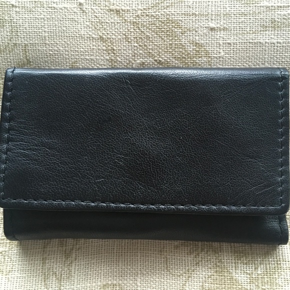 Unknown | Accessories | Vintage Leather Key Hold Echt Prym Snap Black ...